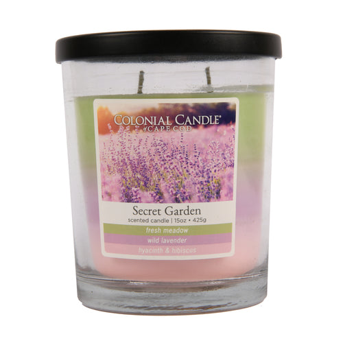 2-wick colonial candle of cape cod secret garden 15 oz -- 4 per case ...