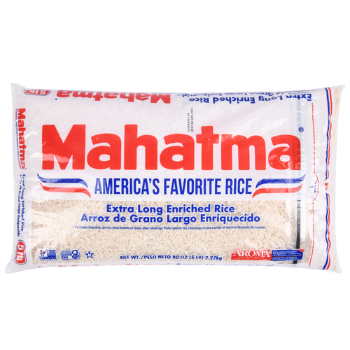 mahatma extra long enriched rice 5lb -- 8 per case – Dollaritem.com