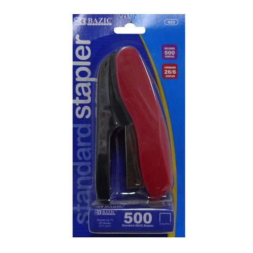 stapler w-500ct staples standard asst cl -- 24 per box – Dollaritem.com