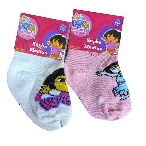 dora the explorer socks sml 1pk asst -- 12 per box – Dollaritem.com