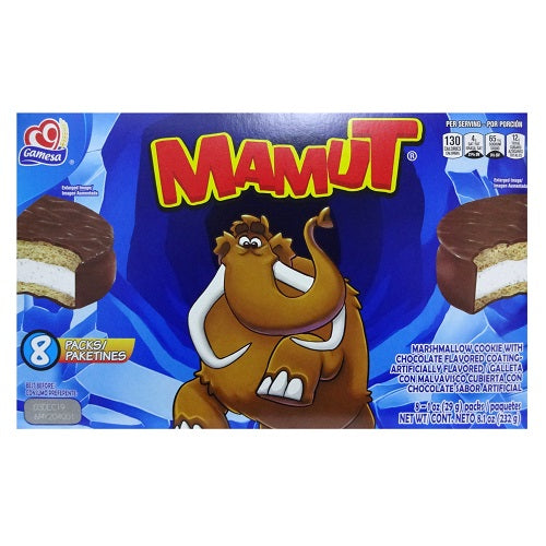 gamesa mamut cookies 8ct 1oz -- 12 per case – Dollaritem.com