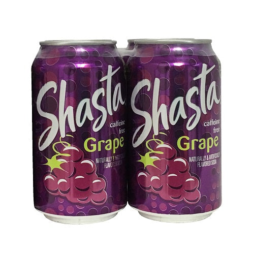 shasta soda 12oz can grape -- 24 per case – Dollaritem.com