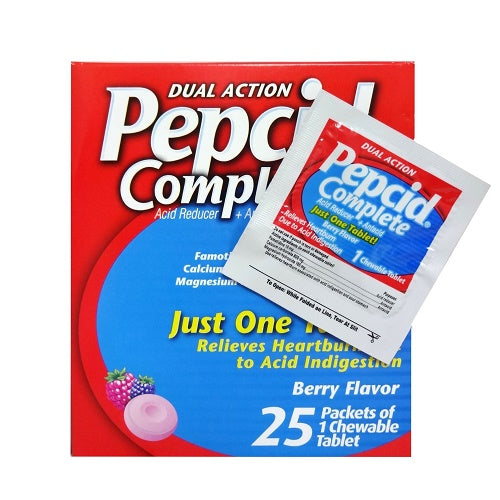 pepcid complete antacid asst 25ct of 1 -- 2 per box – Dollaritem.com