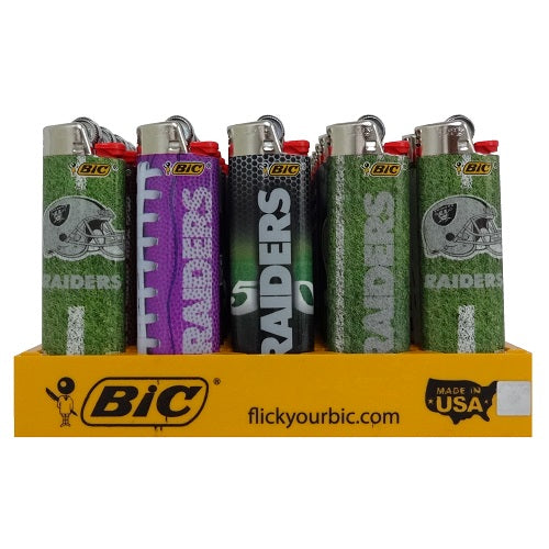 bic lighters raiders asst designs -- 50 per box – Dollaritem.com
